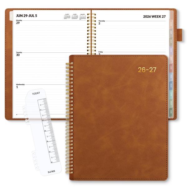 ・2025-2026 Professional Planner: Cover from July 2026 to June 2027, Features 12 months of monthly and weekly pages, and ...