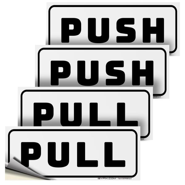 ・PERFECT TO END AT DOOR CONFUSION AND ACCIDENTS - Eliminate doorway dilemmas and accidental run-ins. Designed with clari...