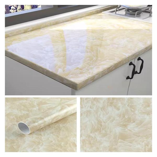 ・Self-adhesive: Peel off the adhesive backing paper and stick to any dry flat surface. PVC material,waterproof,dust-proo...
