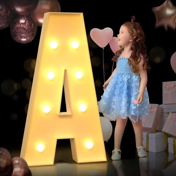 ・【Unique DIY Setting】10 number frames ＆ 26 Letters frames for you to freely customize your party theme birthday, baby sh...