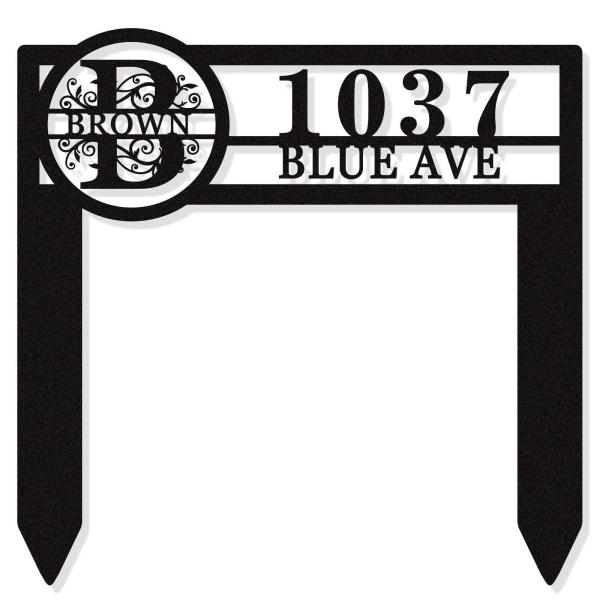 ・Design Your Address Sign: Customize your own personalized address signs for home decor, add wall art charm to your hous...