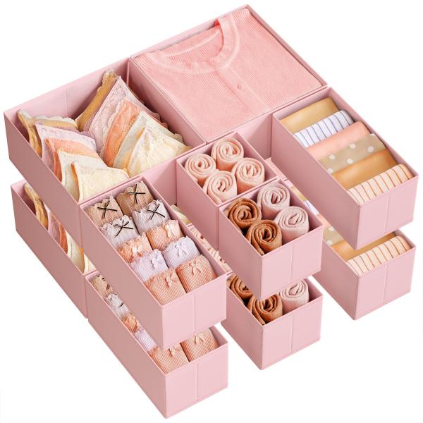 ・【LESS TIME SEARCHING】Small things are easy to lie around loose in cabinets or drawers; stow them in this set of 12 draw...