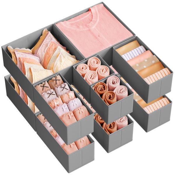 ・【LESS TIME SEARCHING】Small things are easy to lie around loose in cabinets or drawers; stow them in this set of 12 draw...