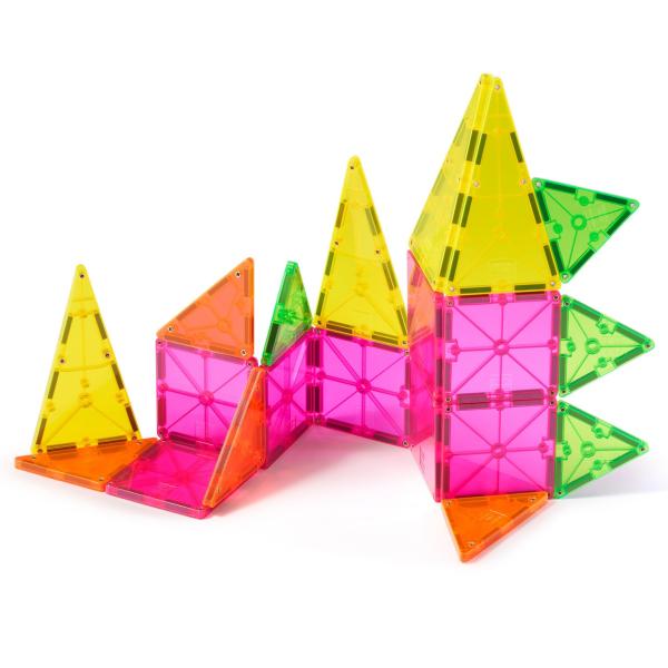 ・What's Included: 4 Isosceles Triangles (NEON Yellow), 4 Right Triangles (NEON Orange), 4 Equilateral Triangles (NEON Gr...