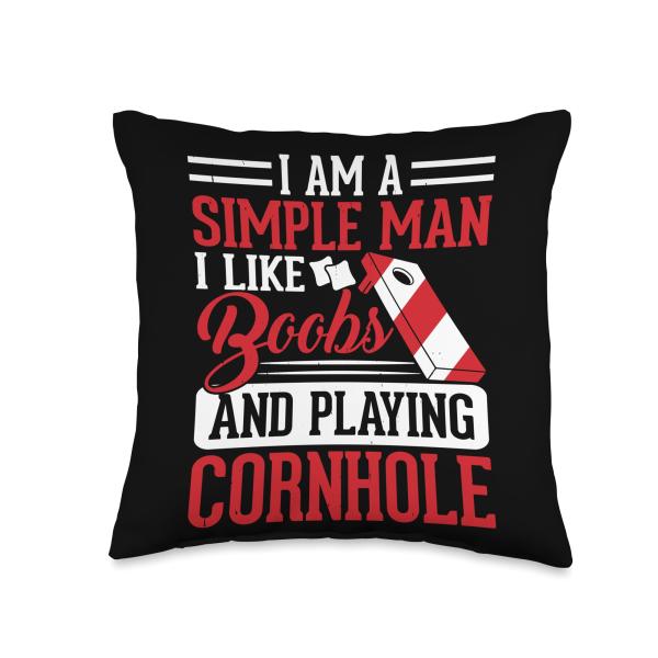 ・Get ready to take your cornhole game to a whole new level of fun with this hilarious cornhole themed design! These tees...