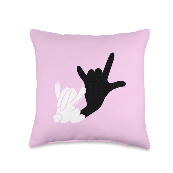 ・Learning ASL, Show off your love for American Sign Language with this cute Easter Bunny ILY design outfit, perfect gift...