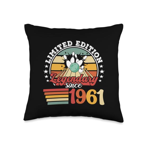 ・This design is a great birthday surprise for someone born in 1961. Great motif for everyone who goes bowling or bowling...