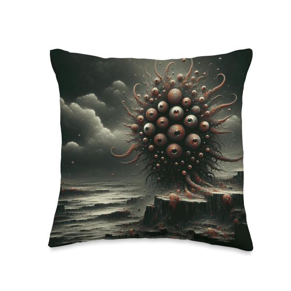 ・Cherish darkness with this Lovecraftian horror graphic print, perfect for fans of creepy horror stuff and fantasy demon...