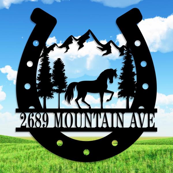 ・Personalized Metal Address Plates: Transform your living space with our exquisite custom address house numbers.Choose y...