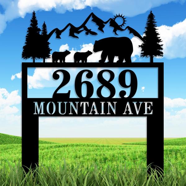 ・Personalized Address Signs for House: Transform your living space with our exquisite custom address house numbers.Choos...
