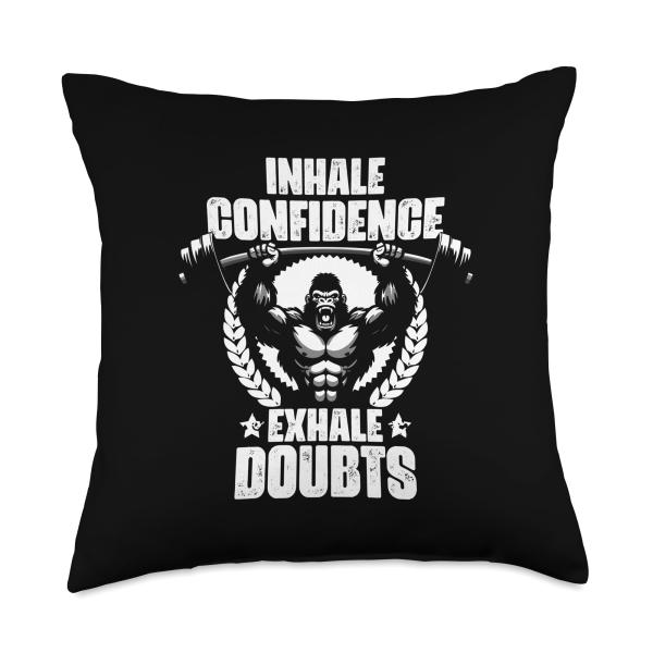 ・Inhale confidence exhale doubts is a workout outfit for gym lovers. For powerlifters, bodybuilders, gym lovers and body...