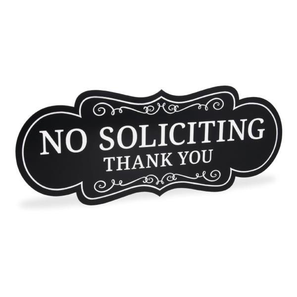 ・EVEN BETTER MATERIALS: Our premium no soliciting signs are made with UV and weather-resistant acrylic material. Our pre...