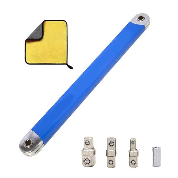 ・1. The Professional Extension Wrench features a versatile design that provides a 15-inch extension for increased reach ...