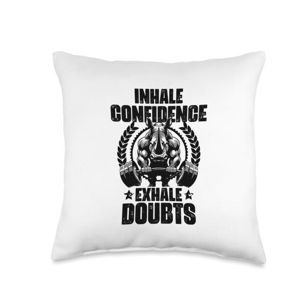 ・Inhale confidence exhale doubts is a workout outfit for gym lovers. For powerlifters, gym lovers and bodybuilders, weig...