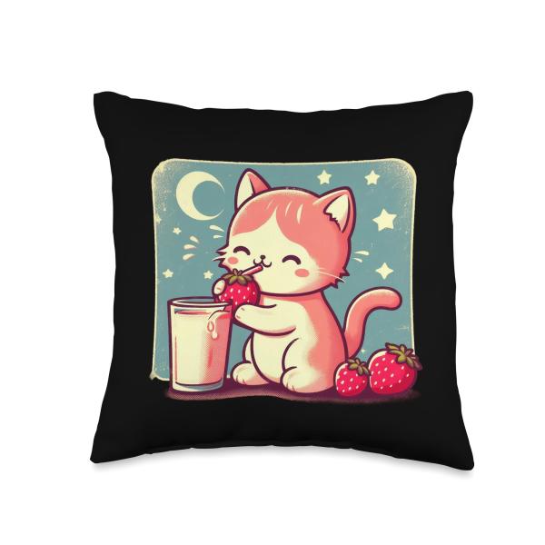 ・Give the gift of cuteness with this delightful cat illustration that showcases love for little moments and sweet treats...
