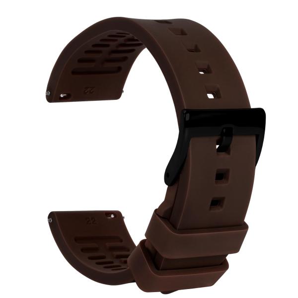 ・PREMIUM MATERIALS: TStrap silicone replacement watch band is made of high quality waterproof silicone and polished stai...