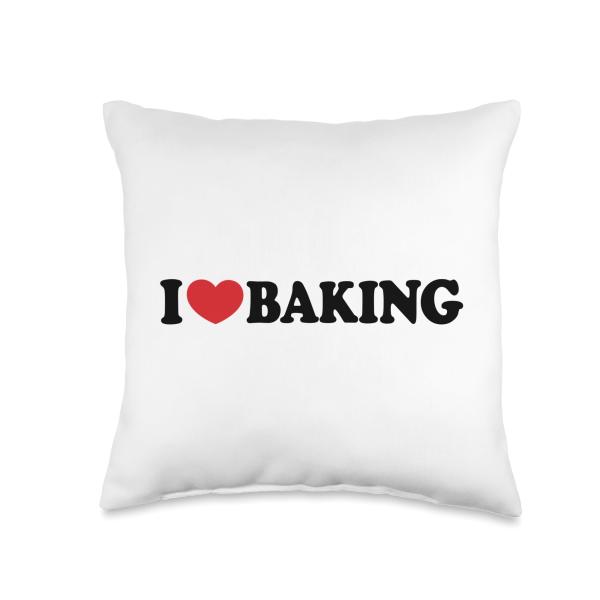 ・I Love Baking・I Heart Baking・100% spun-polyester fabric・Double-sided print・Filled with 100% polyester and sewn closed・I...
