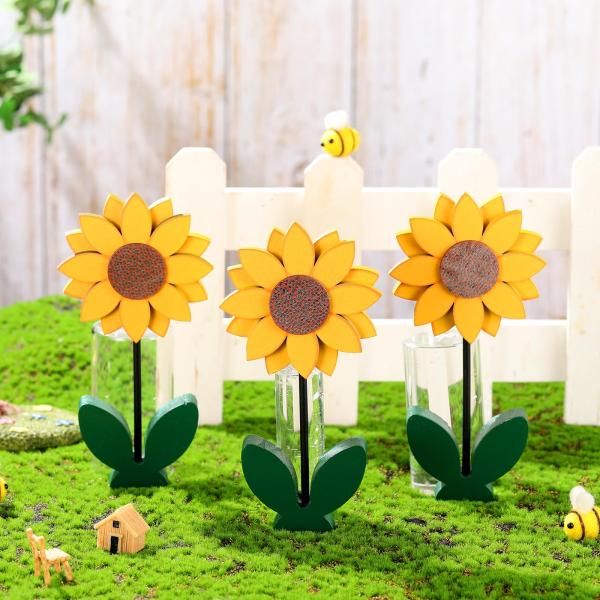 ・Versatile Sunflower Decorations: enjoy a sprinkling of summer charm with our 3 pcs sunflower wooden sign set; Coming in...