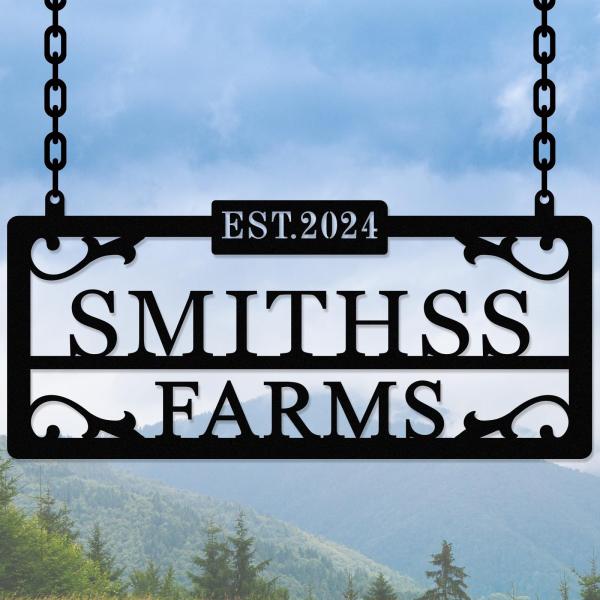 ・Customizable Design: Our Personalized Hanging Farm Signs allow you to add a personal touch to your outdoor decor. You c...