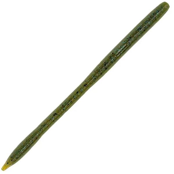 ・入数: 10本入・LENGTH: 6.5inch(152mm)・Weight: 6.7g・Color: No.363 グリーンパンプキン ブルーフレーク・フィネスフィッシングの理想をカタチにしたストレートワーム