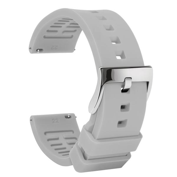 ・PREMIUM MATERIALS: TStrap silicone replacement watch band is made of high quality waterproof silicone and polished stai...