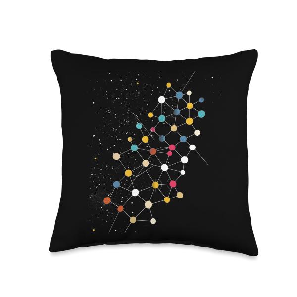 ・Caffeine Molecule. Sophisticated geometric molecule illustration for a modern aesthetic.・Caffeine Molecule. Science Ent...