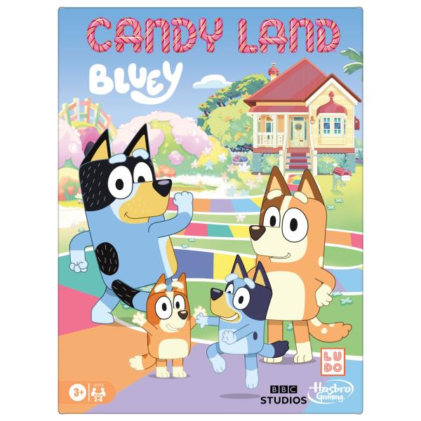 ・INSPIRED BY BLUEY ANIMATED TV SERIES: Hooray for imaginative play, dancing, and laughs! Classic Candy Land gameplay mee...