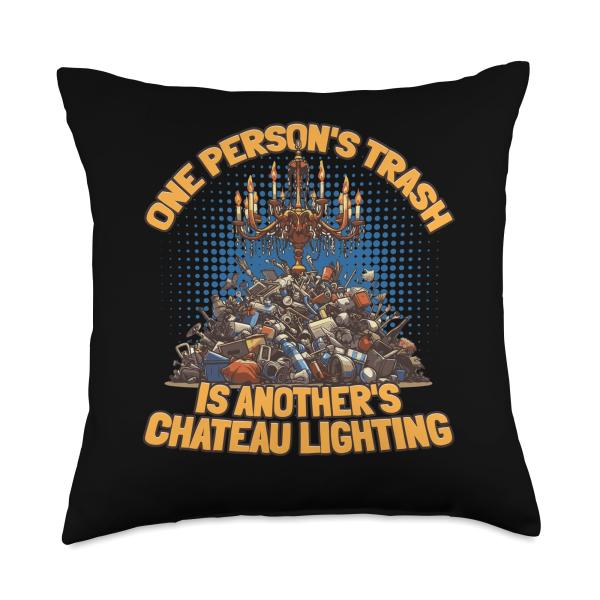 ・Illuminate your style with our "Chateau Lighting" tee, a celebration of upcycling and finding beauty in the reclaimed・P...
