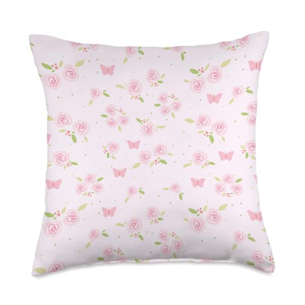 ・Showcase your English garden beauty with this adorable botanical pattern. A delicate aesthetic of pink roses and pink b...