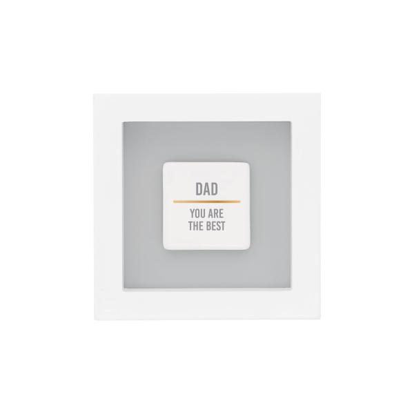 ・PREMIUM QUALITY: The self-standing square plaque is made from whitewashed wood veneer. The metal fold-out mini sawtooth...