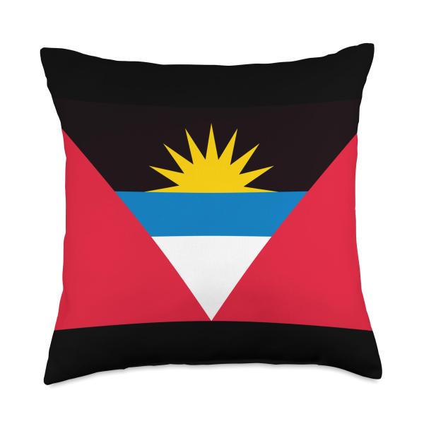 ・Antigua and Barbuda Flag・100% spun-polyester fabric・Double-sided print・Filled with 100% polyester and sewn closed・Indiv...