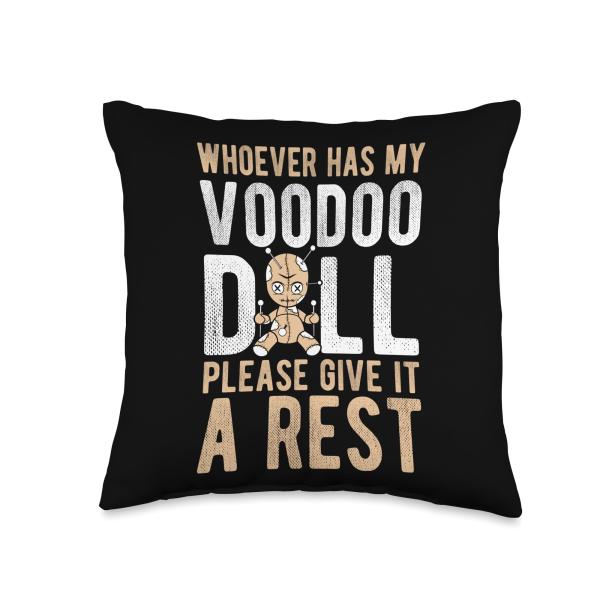 ・WHOEVER HAS MY Voodoo Doll PLEASE GIVE IT A REST Voodoo Doll Humor. Amusing design for light-hearted individuals seekin...