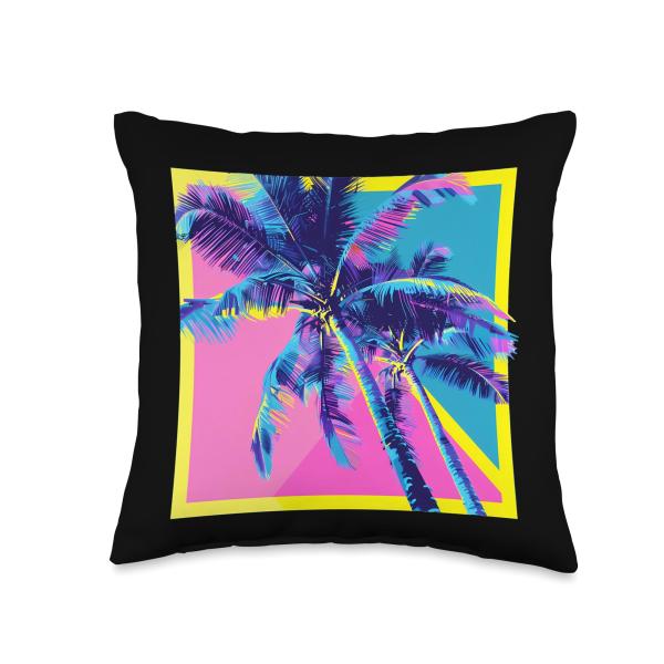 ・Step back into the rad vibes of the 80's with our totally chillaxing beach palm trees apparel! Get ready to ride the re...