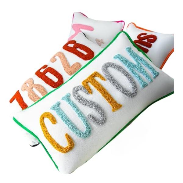 ・? CREATE ANY TEXT YOU WANT ? From names and dates to favorite words or fun phrases, this pillow is fully customizable t...
