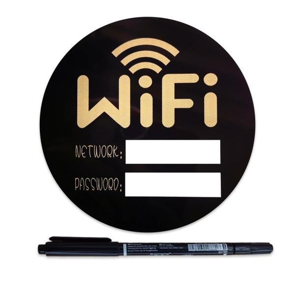 ・【Perfect Size】 : 3.9×3.9 inch. This size is perfect for magnetic wifi sign and self-adhesive wifi sign, suitable for ho...