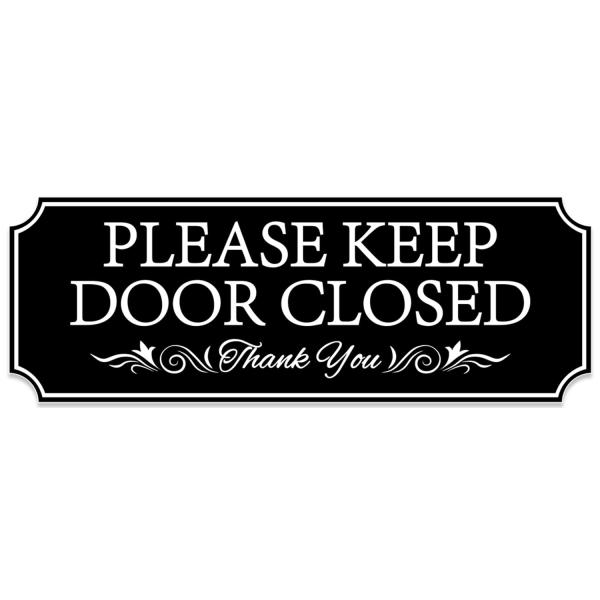 ・YOU WILL RECEIVE:1 PCS close door behind you sign inside, each with a length of 9 inches and a width of 3.1 inches. Sur...