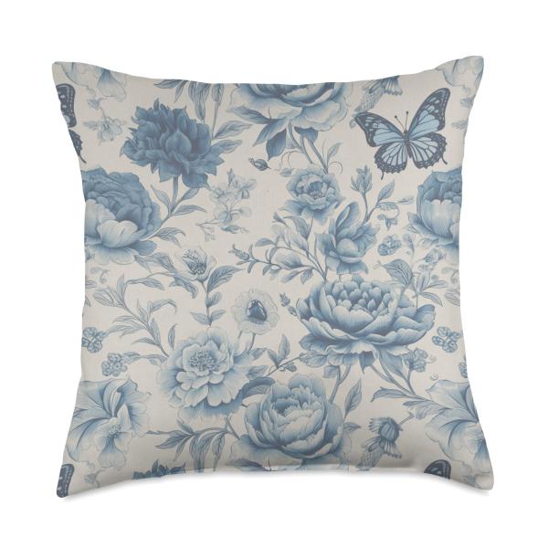 ・A pattern featuring monochromatic scenes in a single color against a white background. The scenes depicted are traditio...