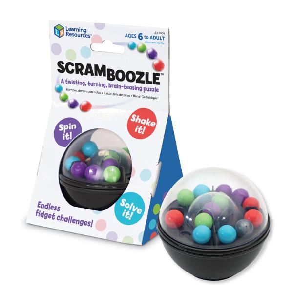 ・世界100カ国以上で愛されるラーニング リソーシズ(Learning Resources)社のスクランブーズル(Scramboozle)は、ひねったり、回したり、振ったり、カラフルなボールを転がしたりしながら、問題を解いていく脳トレパズル...