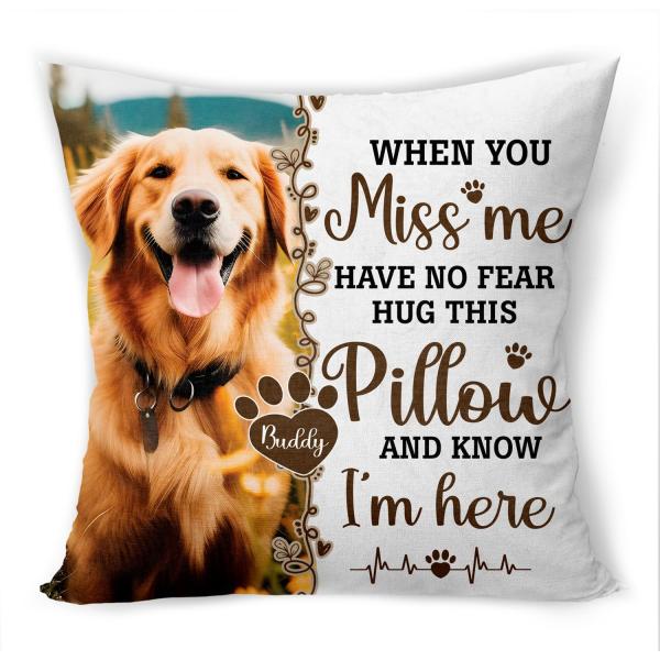・Pet Memorial Gifts for Dogs: A personalized pillow for pet lovers is a thoughtful and unique gift that any pet parent w...