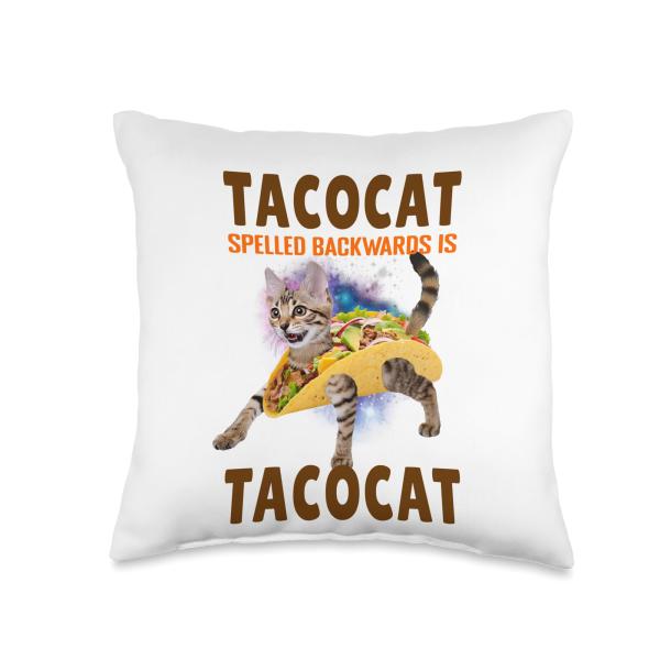 ・Best Taco Cat Spelled Backwards Is a funny Taco Cat Novelty T-shirt. Taco Cat in Space - Perfect Gift idea for Taco, bu...