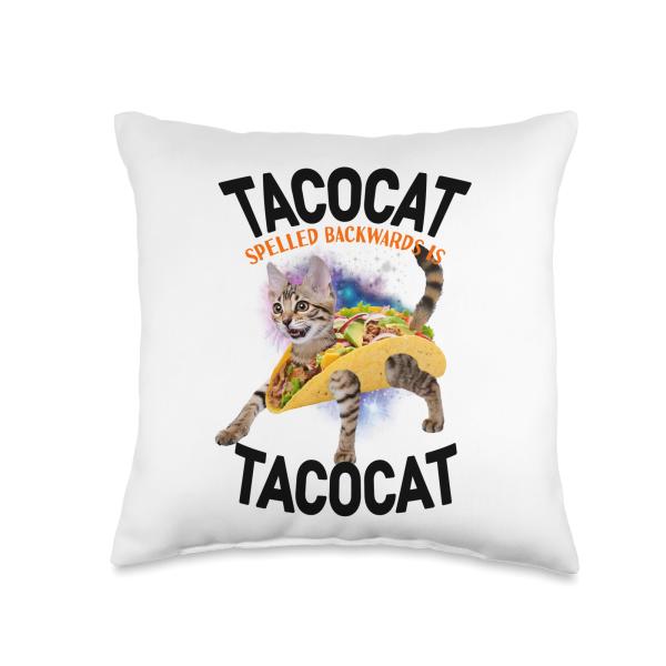 ・Best Taco Cat Spelled Backwards Is a funny Taco Cat Novelty T-shirt. Taco Cat in Space - Perfect Gift idea for Taco, bu...