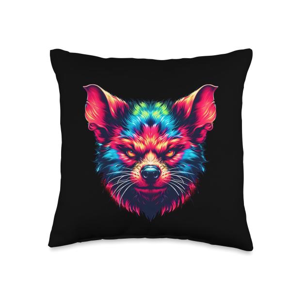 ・Experience the magic of tie dye with this striking Tasmanian Devil spirit animal illustration. The vivid, colorful desi...