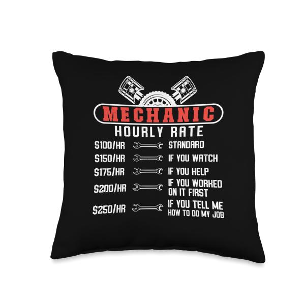 ・Let the mechanic in your life showcase their sense of humor with this hilarious hourly rate design, perfect for those w...