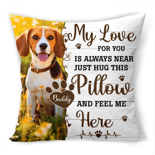・Pet Memorial Gifts for Dogs: A personalized pillow for pet lovers is a thoughtful and unique gift that any pet parent w...