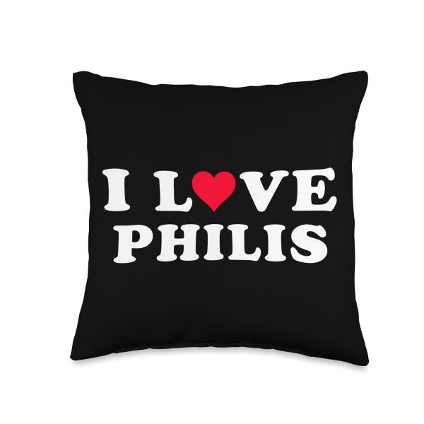 ・Perfect Matching Valentine's Day I Love Philis Girlfriend ＆ Boyfriend Philis Name Design For Women Men Kids To Wear In ...