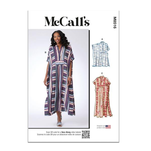 ・McCall's sewing pattern kits come with pattern pieces for cutting out the fabric, step by step written and illustrated ...