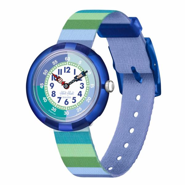 ・Collection: Organized Chaos・BPA FREE - A safe watch for kids.・SHOCK RESISTANT - The Swiss made watch movement is safely...