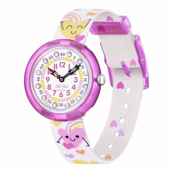 ・Collection: Organized Chaos・BPA FREE - A safe watch for kids.・SHOCK RESISTANT - The Swiss made watch movement is safely...