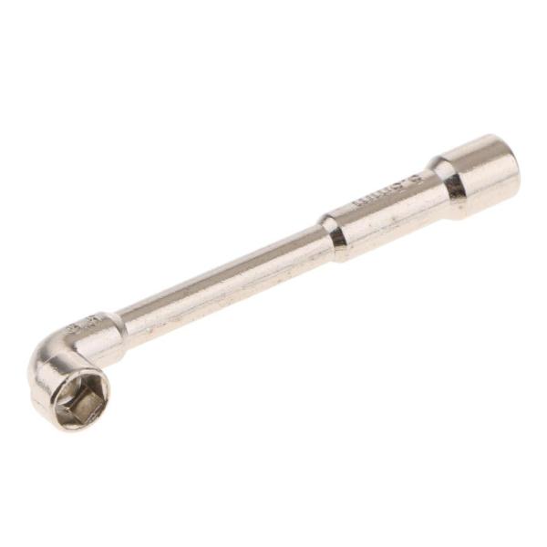 ・【Product Size】: Total Length: 7.4cm, 5.5mm Dual Ends・【High Quality】: The l-shaped pull handle socket wrench is made of ...