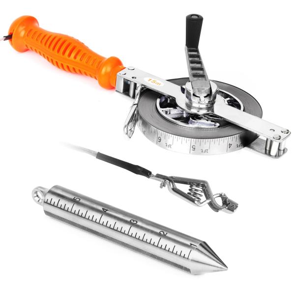 ・【20oz Stainless Steel Bob】Upgraded from 350g/12oz, the 560g/20oz stainless steel plumb bob will catering to your variou...